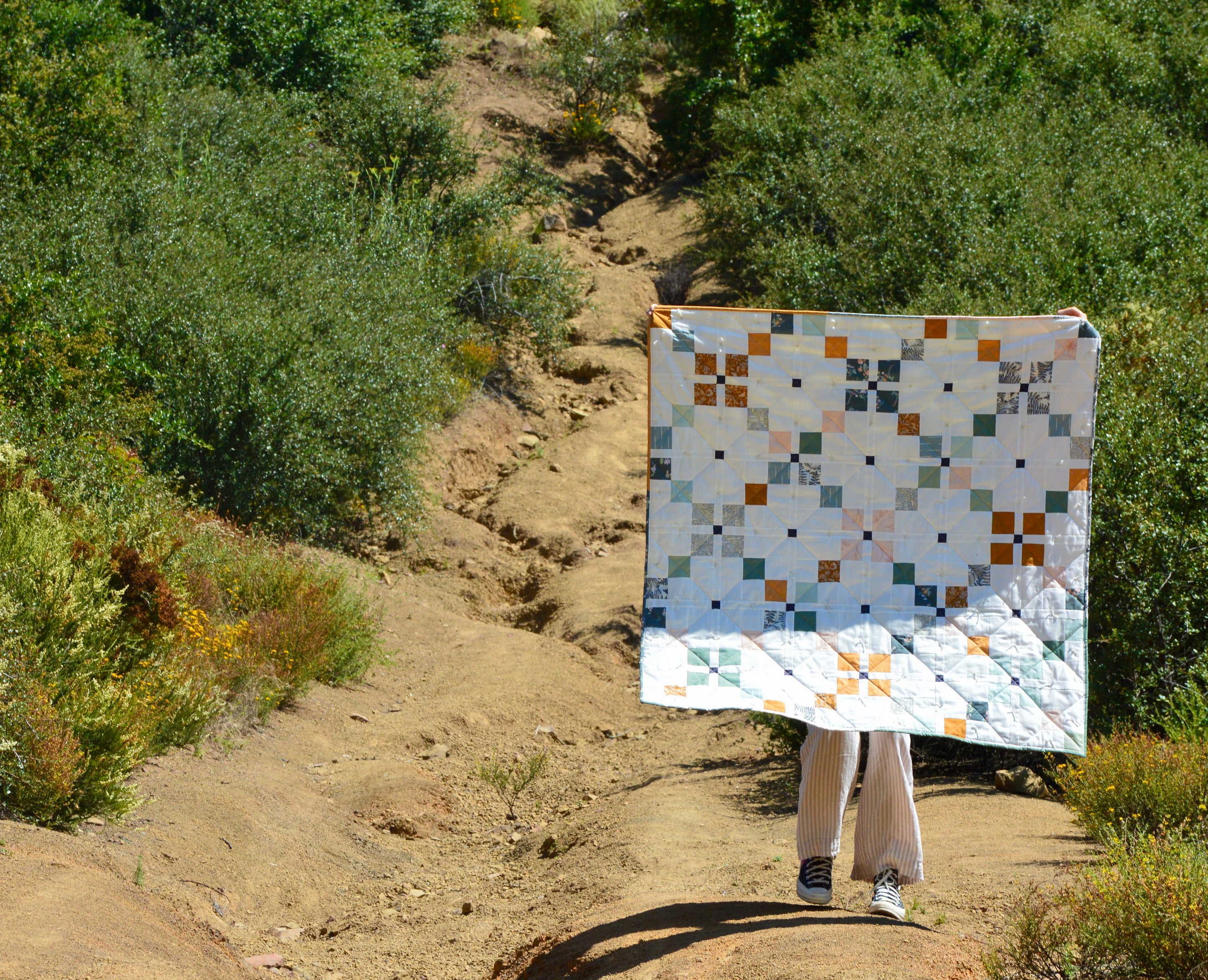 Harken Quilt Pattern – Blooming Poppies Modern Quilts