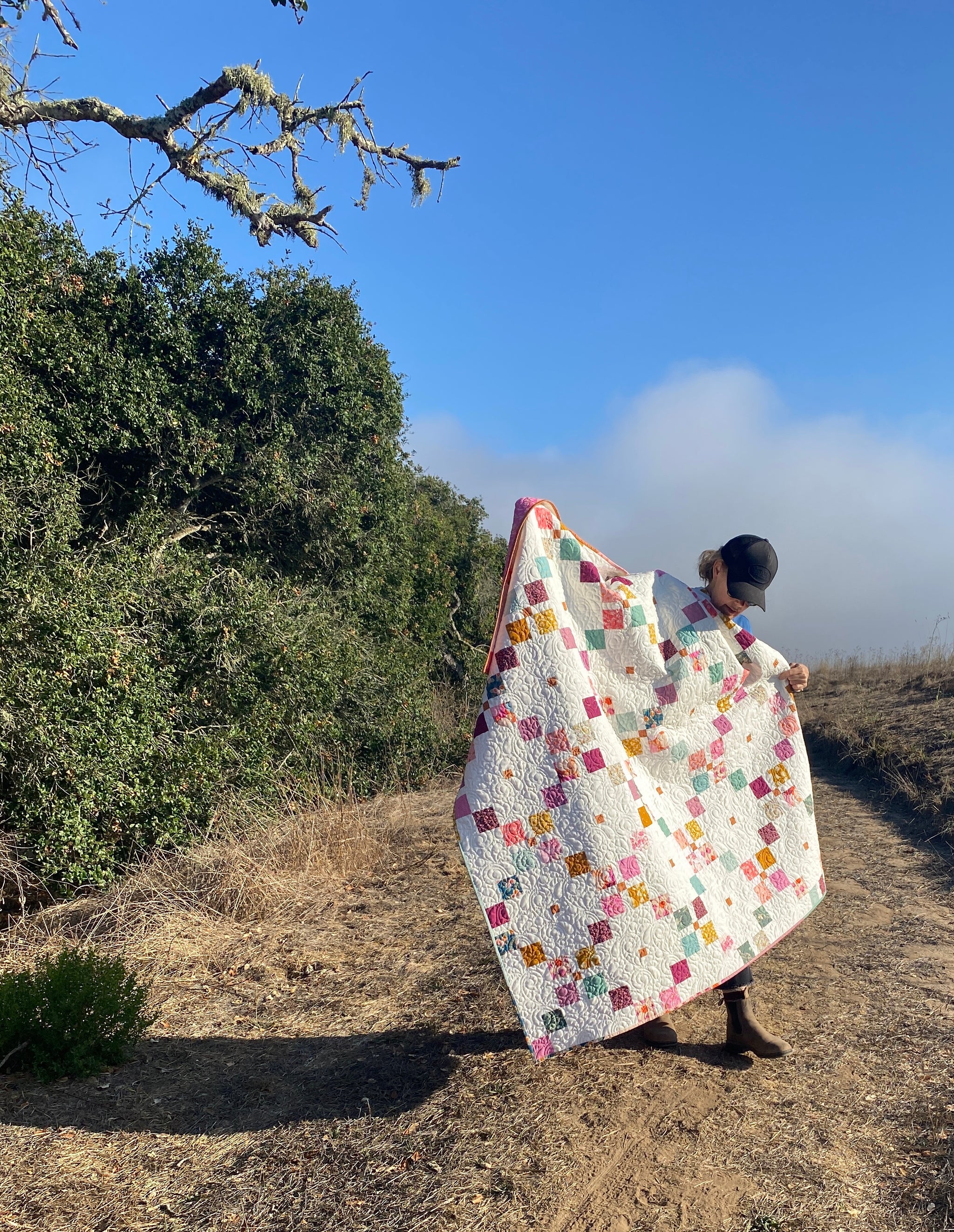 Harken Quilt Pattern – Blooming Poppies Modern Quilts