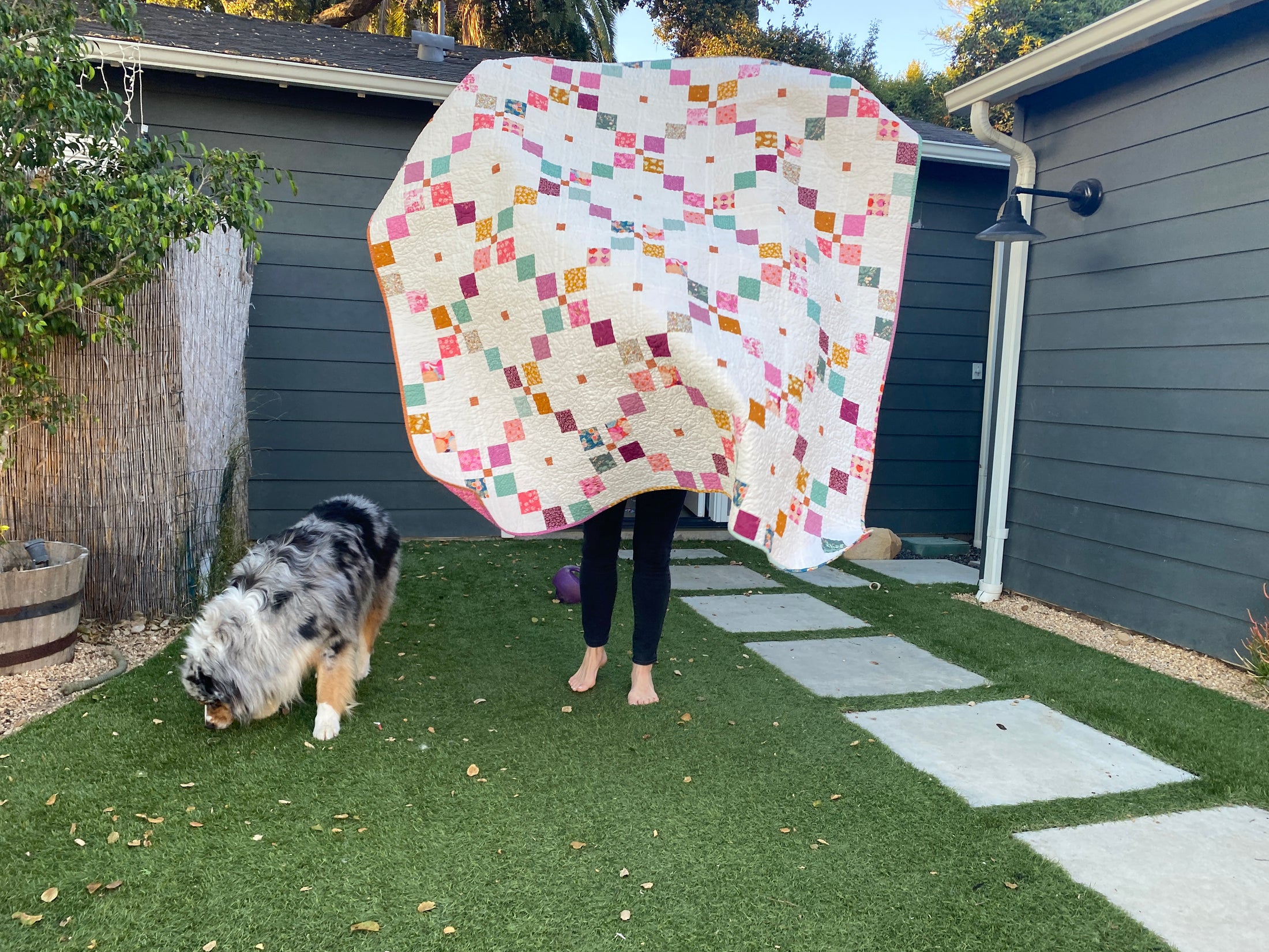 Harken Quilt Pattern – Blooming Poppies Modern Quilts