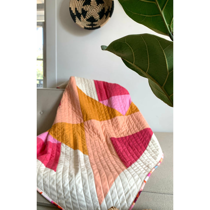 Handmade Quilt- Small Lap or Baby Size, High Quality Cottons – Blooming ...
