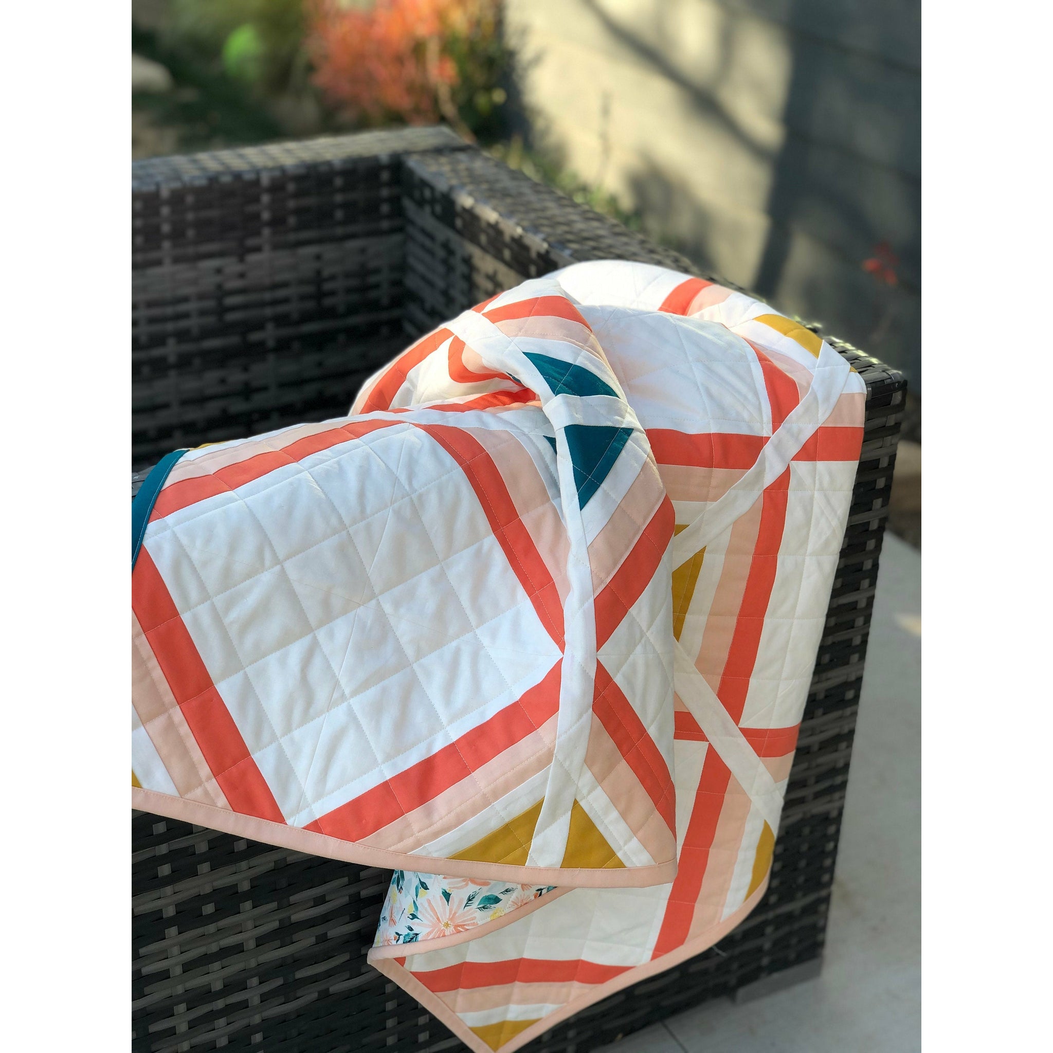 Connection Quilt Pattern – Blooming Poppies Modern Quilts