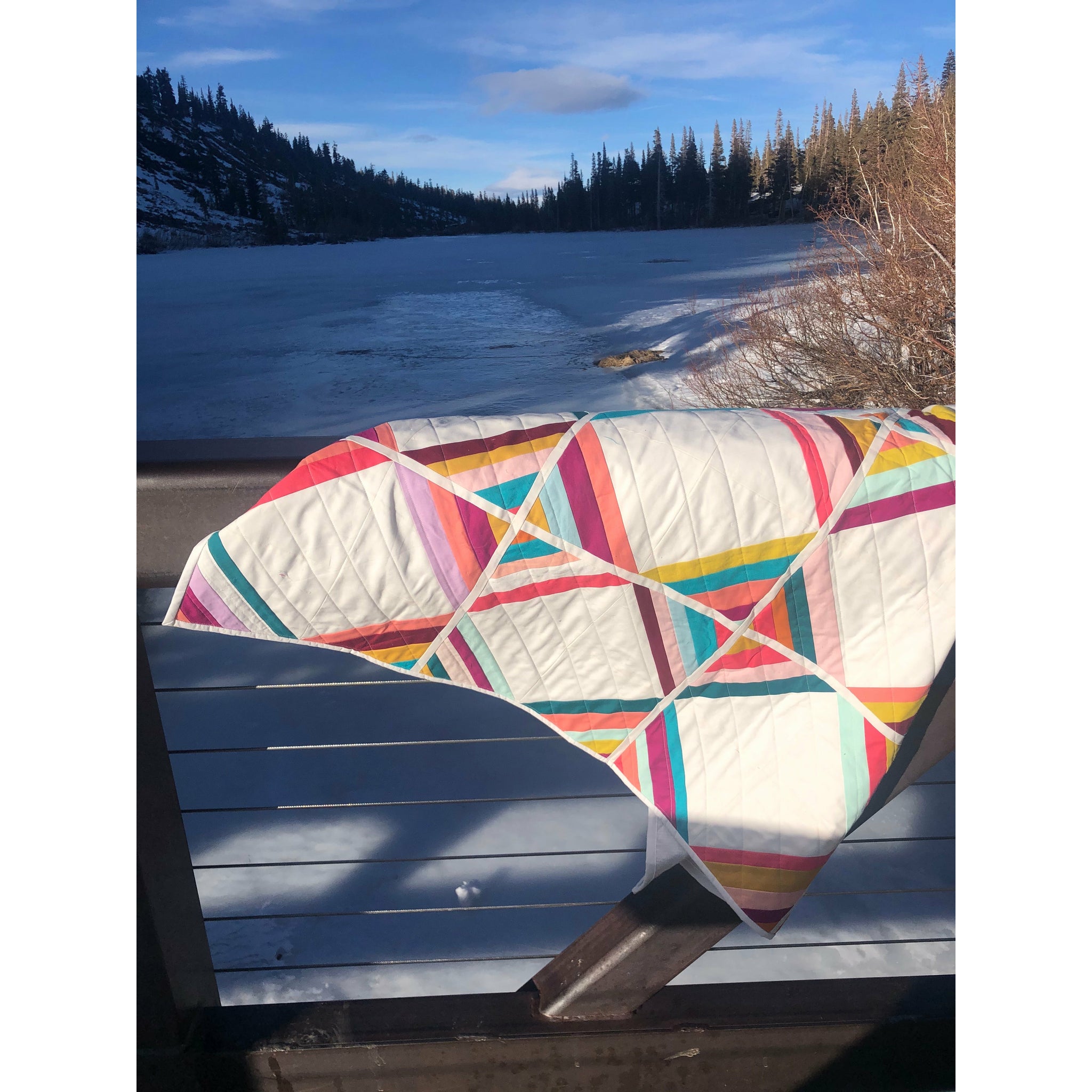 Connection Quilt Pattern – Blooming Poppies Modern Quilts